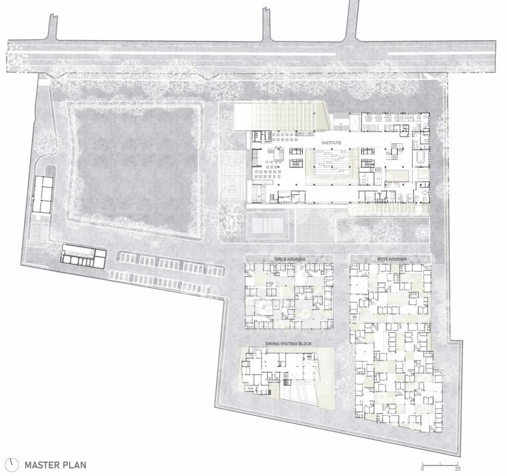 School of Planning and Architecture Vijayawada Masterplan | Mobile Offices